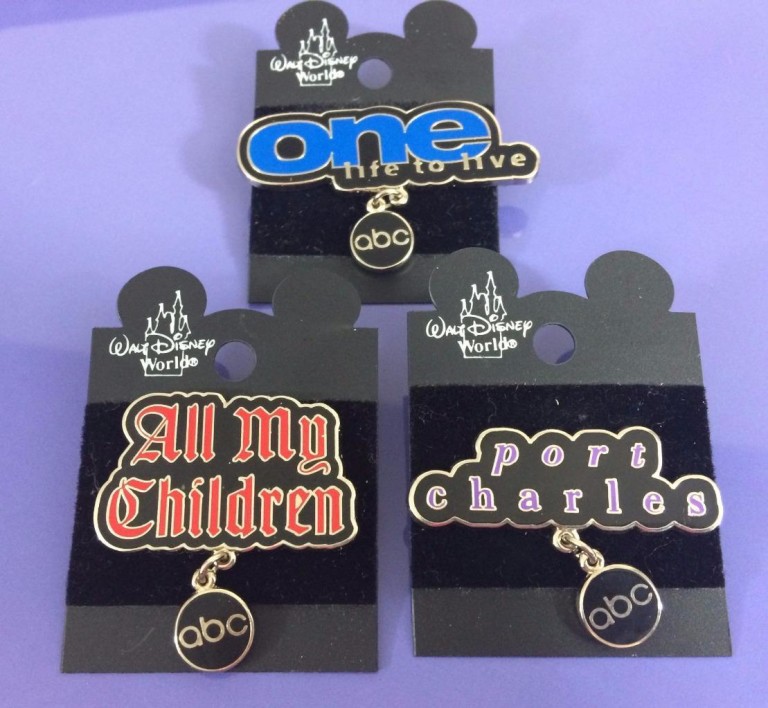Disney Auctions ABC Soap Opera Set 3 Disney Prototype Pins LE 1 One ...
