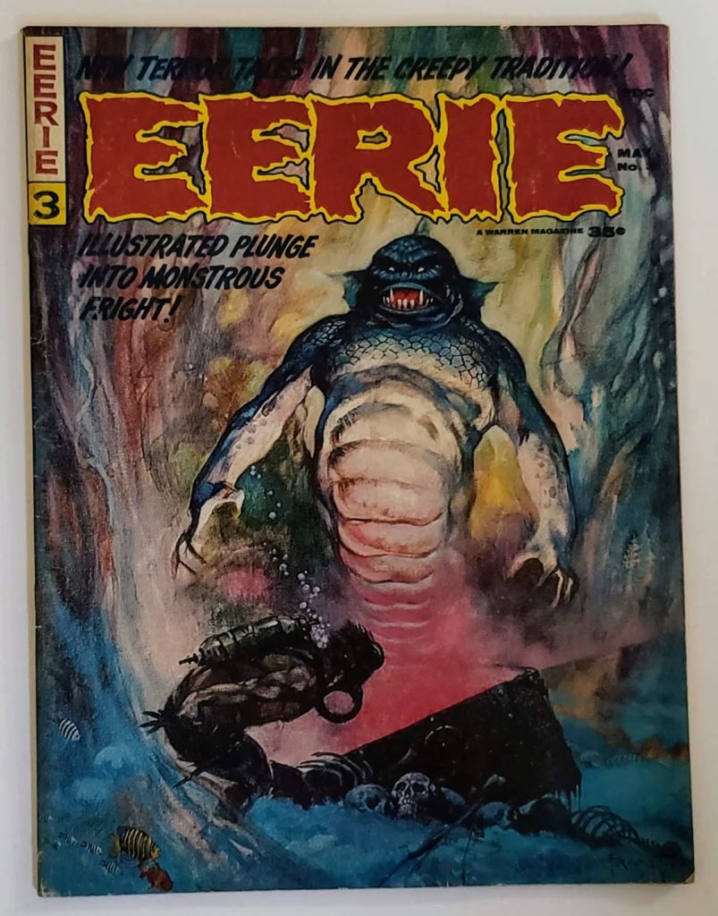 Eerie Magazine Issue Number 3 Condition Fine/Very Fine and Cover Frank ...